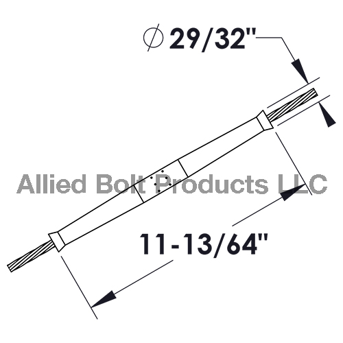 #6 TO #4 ALUMINUM CONDUCTOR SPLICE BLUE | Allied Bolt Products LLC